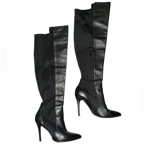 Charles David | Shoes | Charles David Black Over The Knee Boots With ...